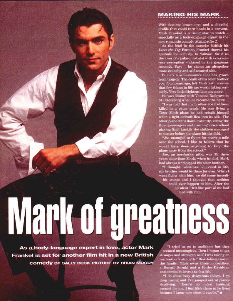 FANCLUB ARCHIVES – Mark Frankel Fansite